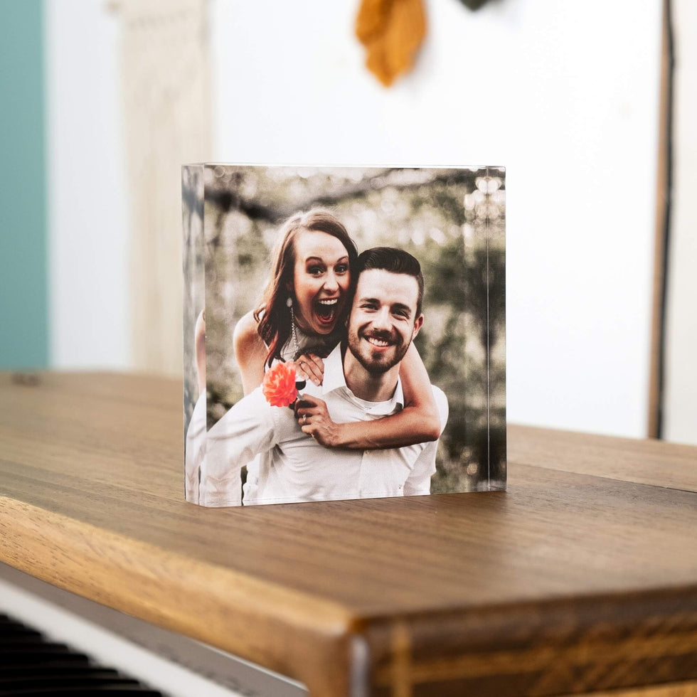 Acrylic Photo Block - Custom Photo Blocks Decor with 2x2 inch, 4x4 inch ...