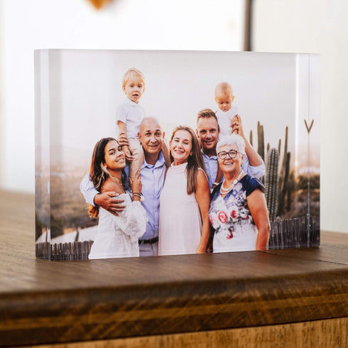 Acrylic Photo Block - Custom Photo Blocks Decor with 2x2 inch, 4x4 inch ...
