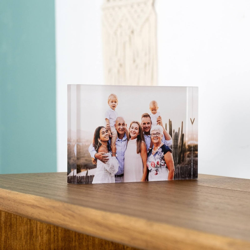Acrylic Photo Block - Custom Photo Blocks Decor with 2x2 inch, 4x4 inch ...