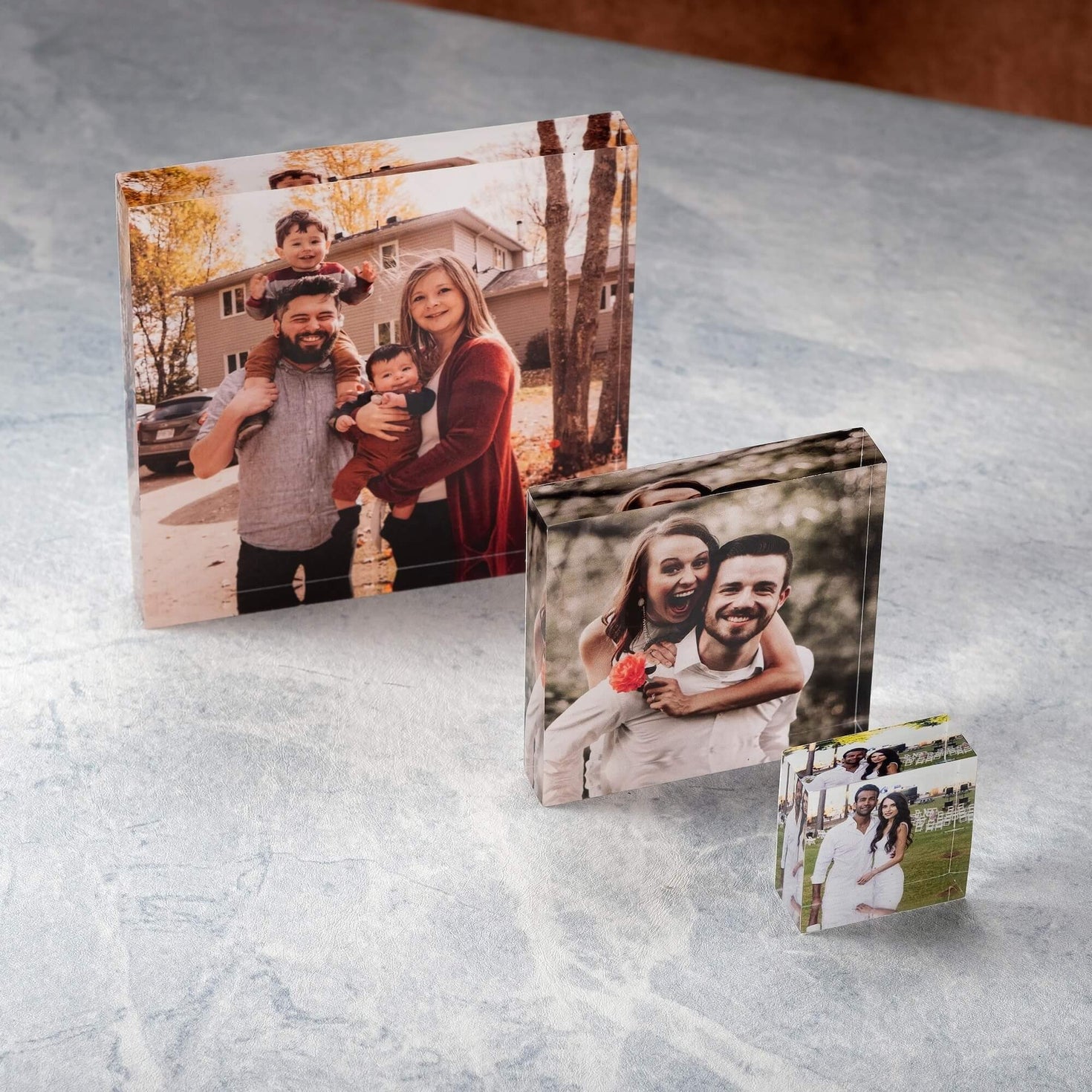 Acrylic Photo Block - Custom Photo Blocks Decor with 2x2 inch, 4x4 inch ...