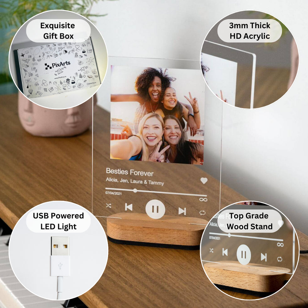 Song Plaque Album Cover Acrylic Music Plaque Personalized Gift – PixArts