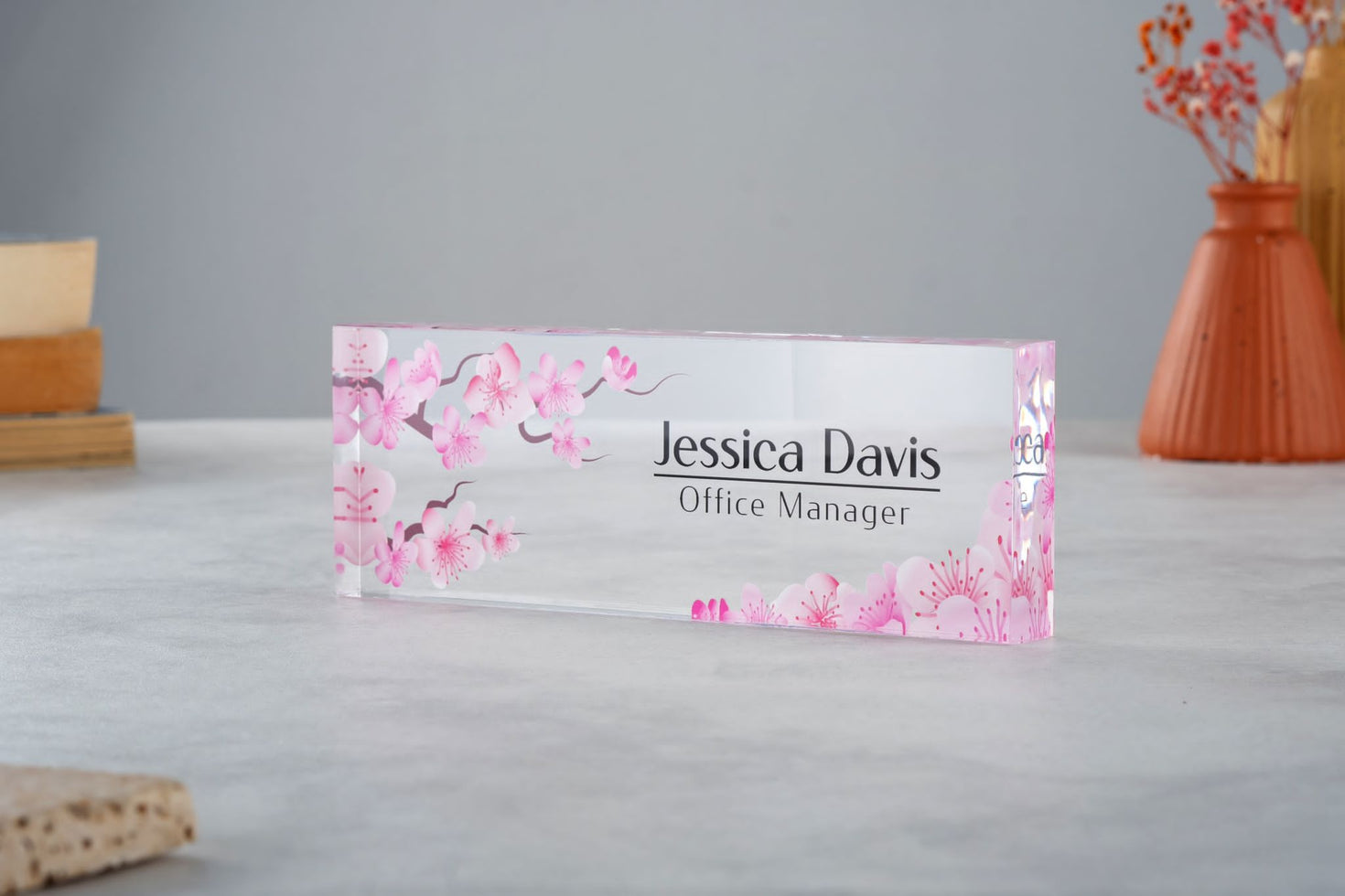 Personalized Acrylic Name Plate Office Decor Custom Sign – PixArts