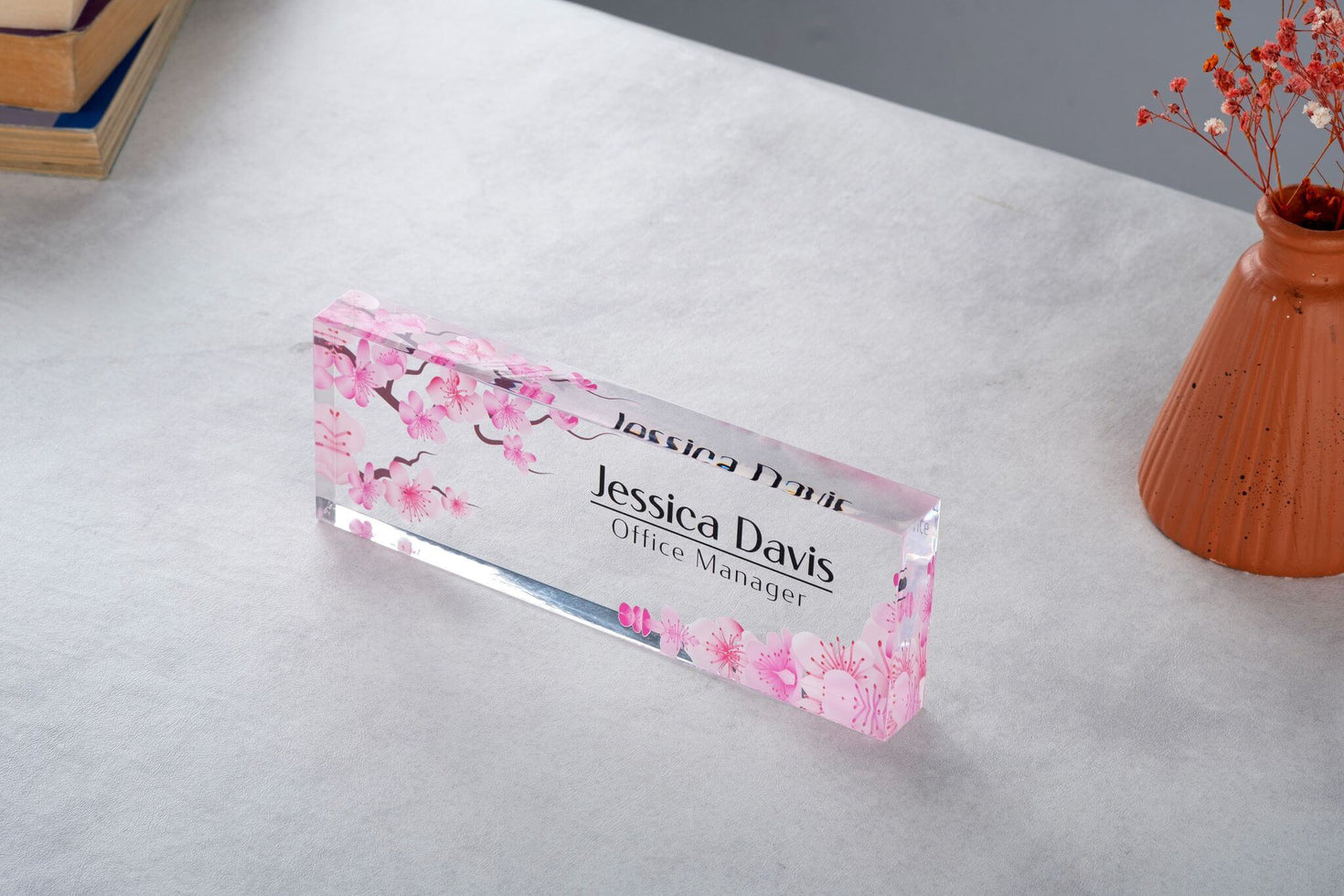 Personalized Acrylic Name Plate Office Decor Custom Sign – PixArts