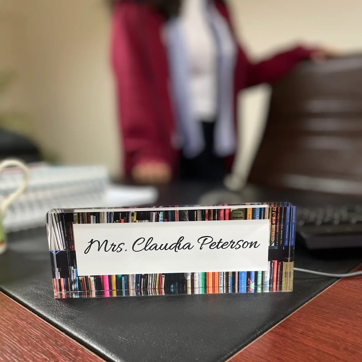 Personalized Acrylic Name Plate Office Decor Custom Sign – PixArts